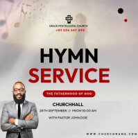 HYMN SERVICE Template | PosterMyWall
