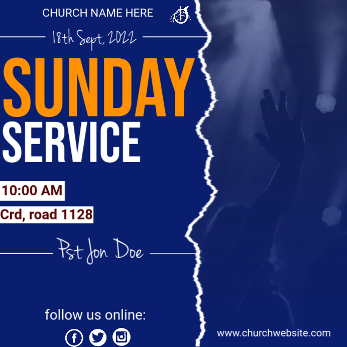Copy of SUNDAY SERVICE (3) | PosterMyWall