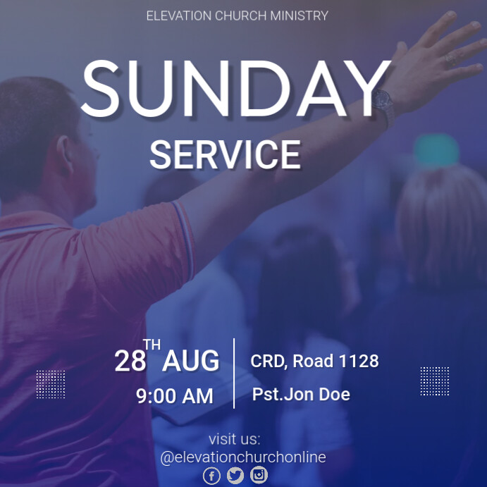 Copy of SUNDAY SERVICE (7) | PosterMyWall