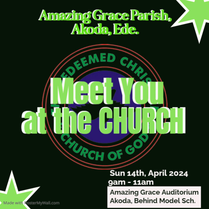 Plantilla de SUNDAY SERVICE ANNOUNCEMENT | PosterMyWall