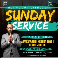 Sunday service church Template | PosterMyWall