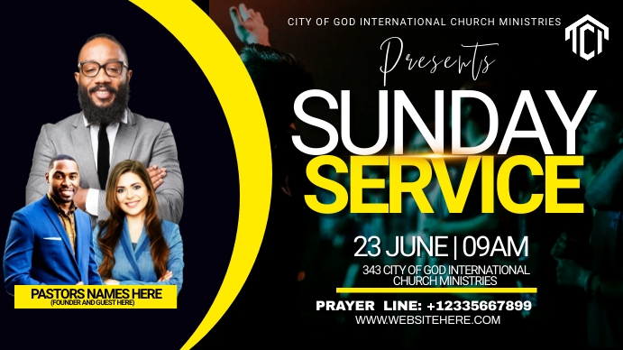 Sunday service Template | PosterMyWall