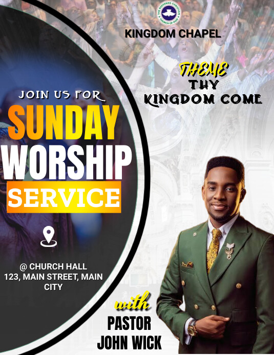 Copy of SUNDAY SERVICE | PosterMyWall