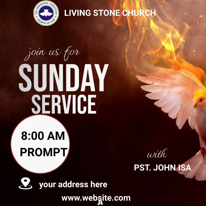 Sunday service Template | PosterMyWall