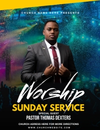 sunday service Template | PosterMyWall