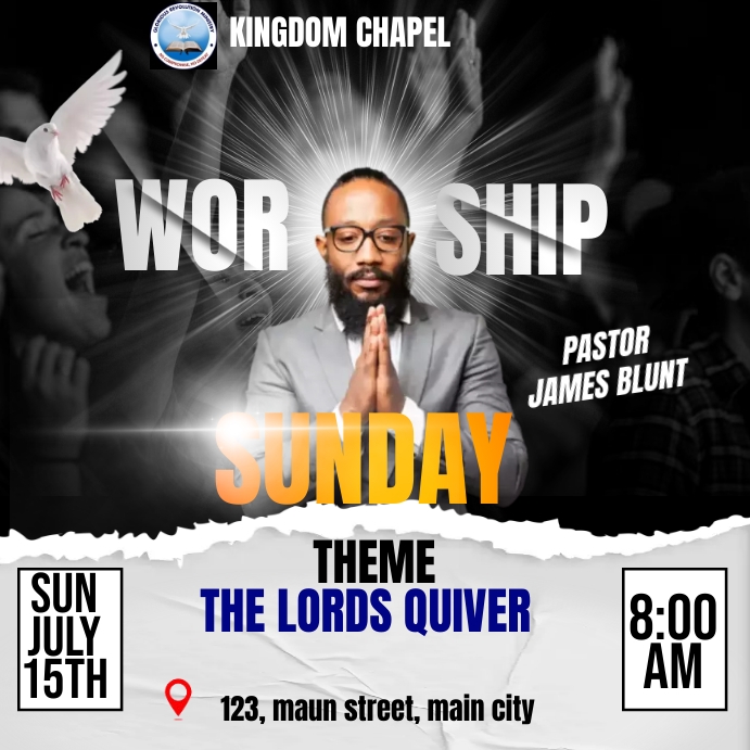 Sunday service Template | PosterMyWall