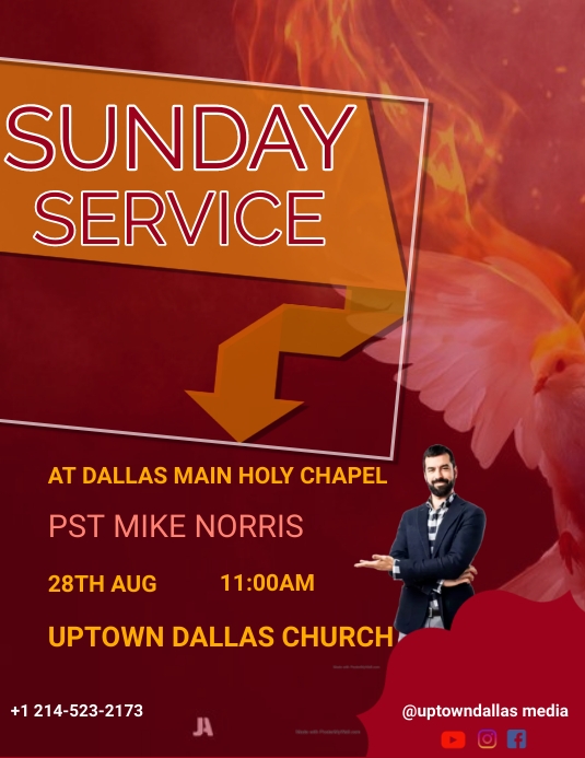 Copy of SUNDAY SERVICE | PosterMyWall