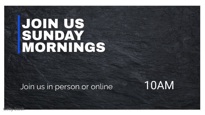 Copy of Sunday Service | PosterMyWall