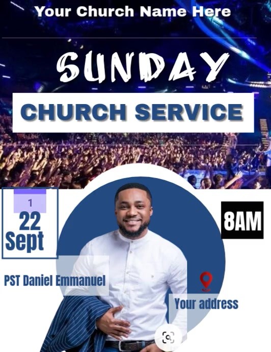 Sunday service Template | PosterMyWall
