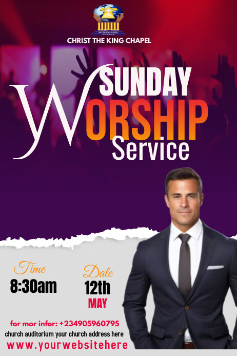sunday service Template | PosterMyWall