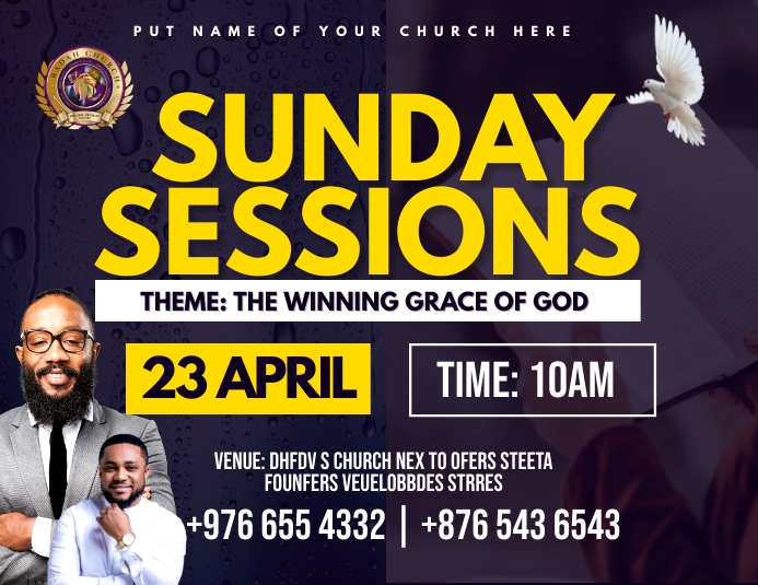 Sunday service Template | PosterMyWall