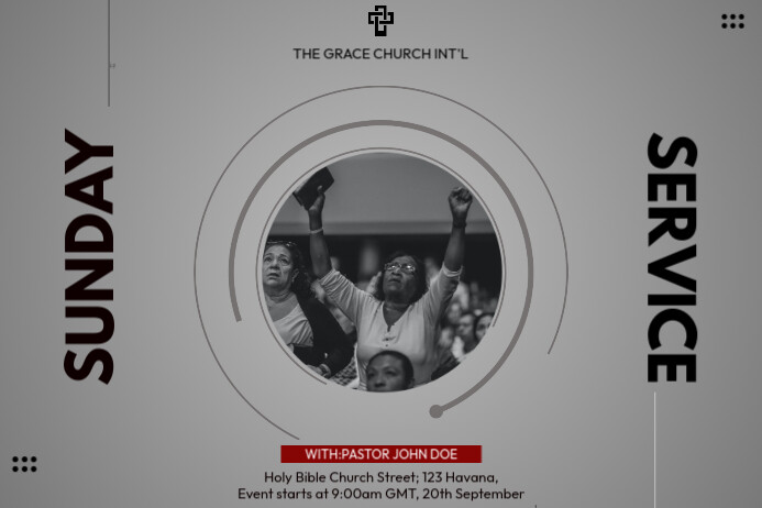sunday service Template | PosterMyWall