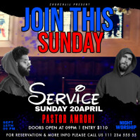 sunday service Template | PosterMyWall
