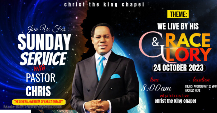 SUNDAY SERVICE Template | PosterMyWall