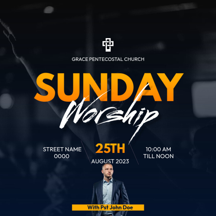 sunday service Template | PosterMyWall