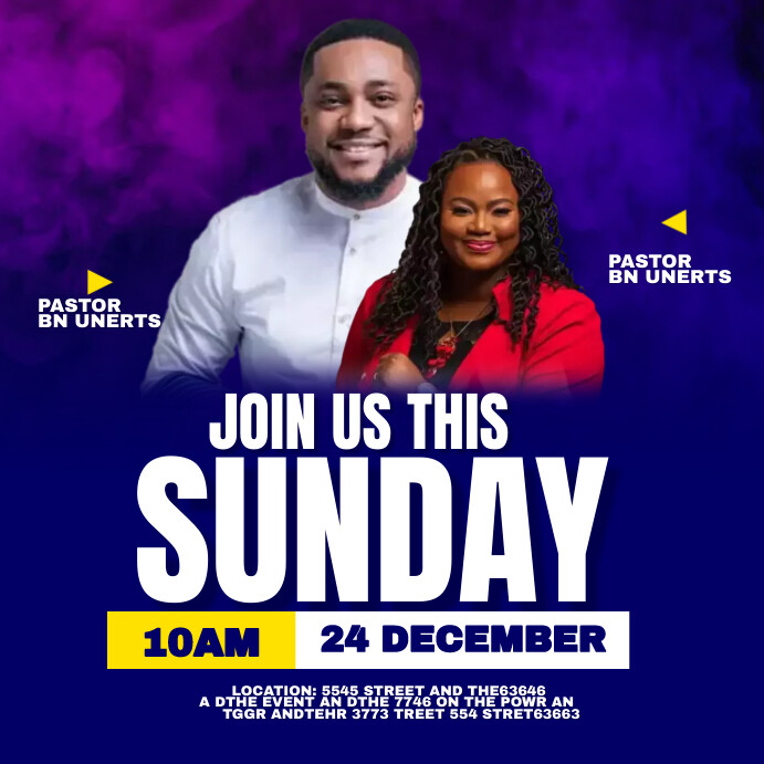 sunday service Template | PosterMyWall
