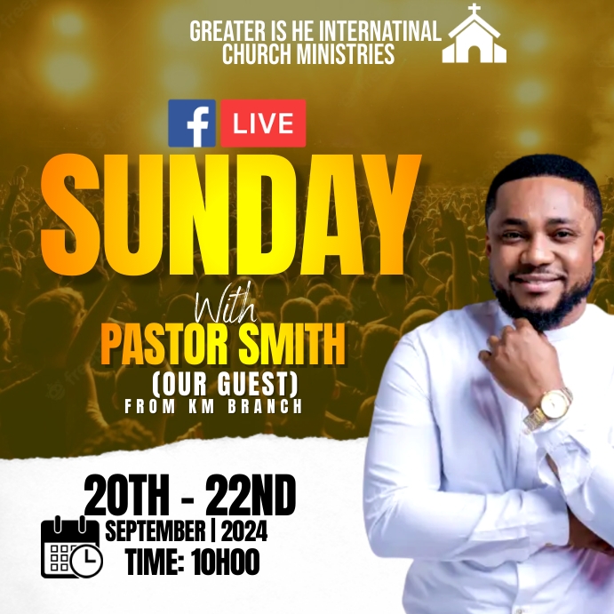 Sunday service Template | PosterMyWall