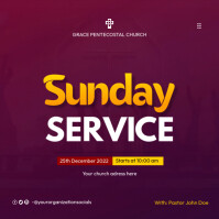 sunday service Template | PosterMyWall