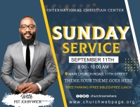 Sunday Service Template | PosterMyWall