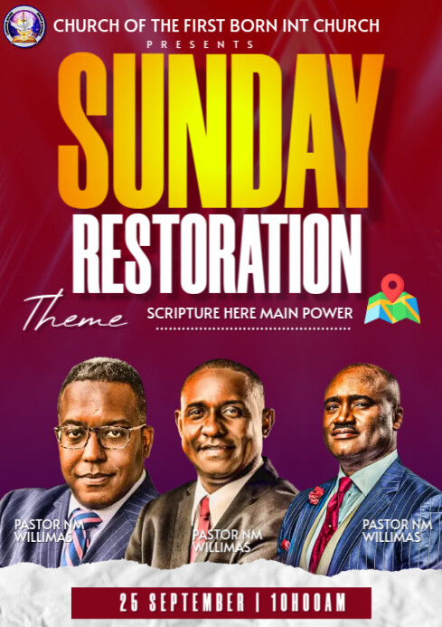 sunday service Template | PosterMyWall