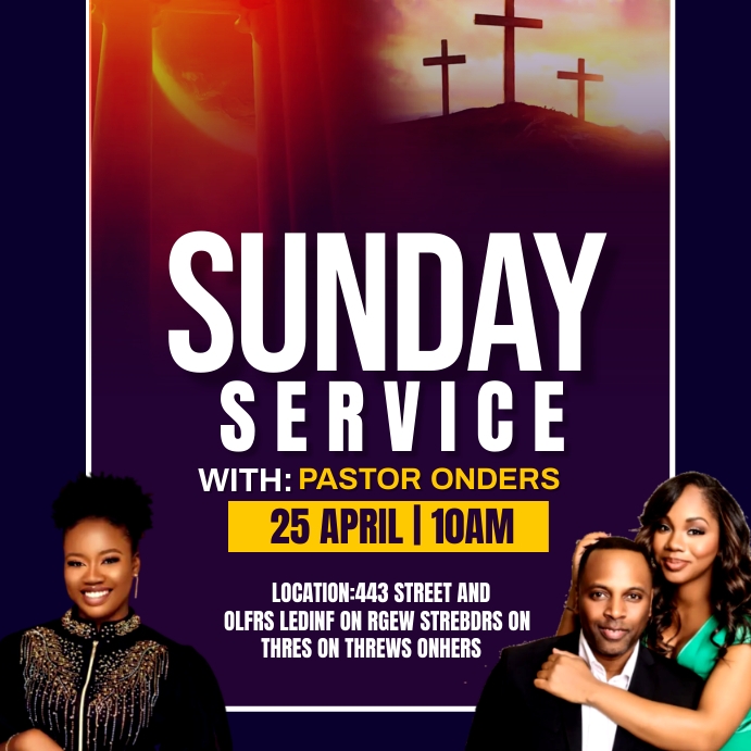 sunday service Template | PosterMyWall
