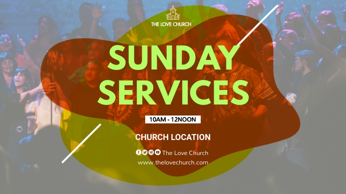 Sunday service Template | PosterMyWall