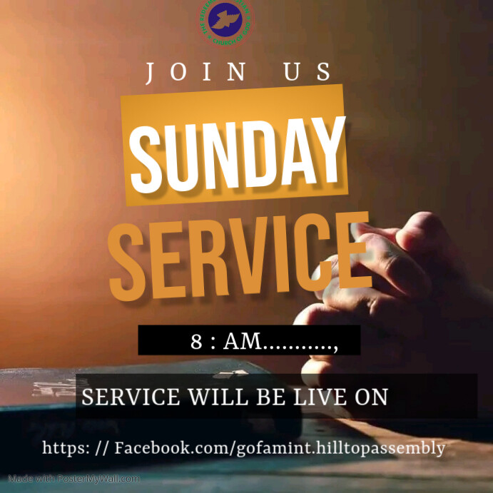 Sunday service Template | PosterMyWall