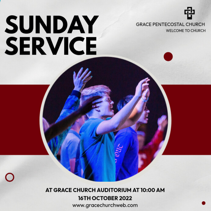 sunday service Template | PosterMyWall