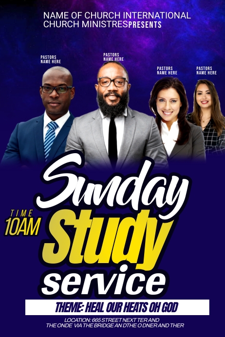 sunday service Template | PosterMyWall