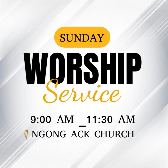 Sunday service Template | PosterMyWall