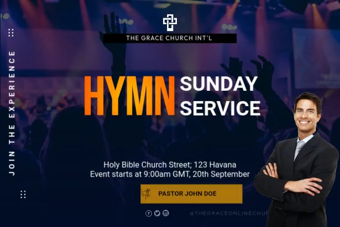 sunday service Template | PosterMyWall