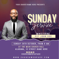 Sunday Service Template | PosterMyWall