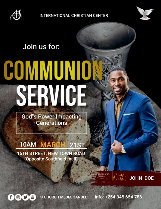 sunday service Template | PosterMyWall