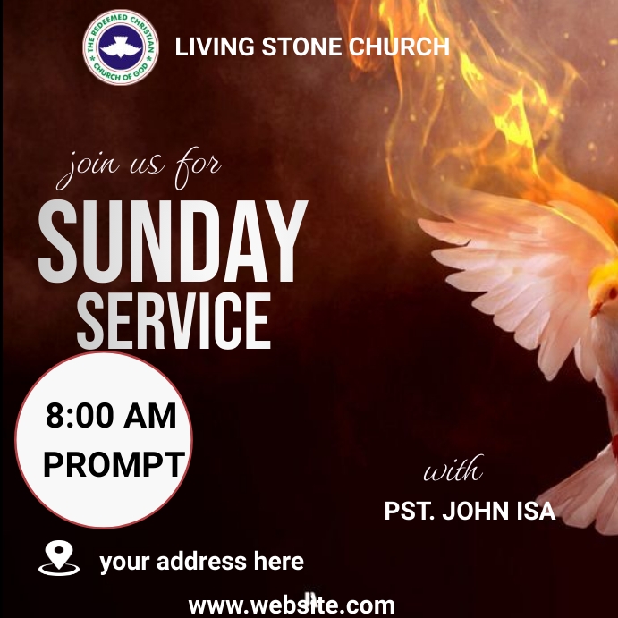 Sunday service Template | PosterMyWall