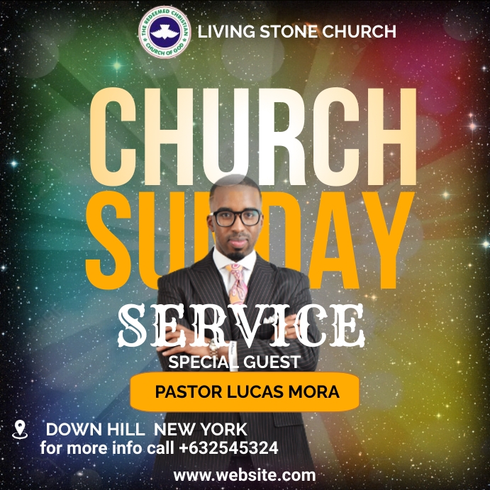 Sunday service Template | PosterMyWall