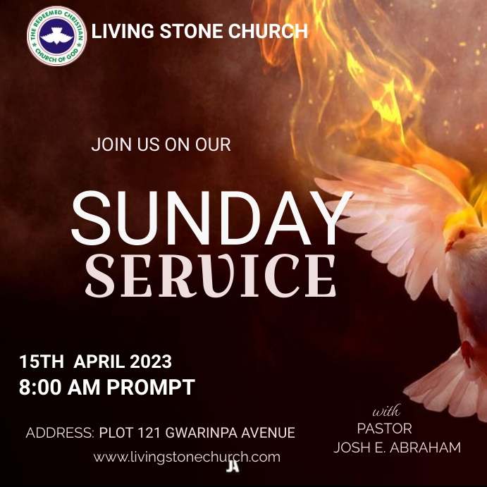 Plantilla de Sunday service | PosterMyWall