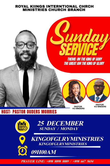 sunday service Template | PosterMyWall
