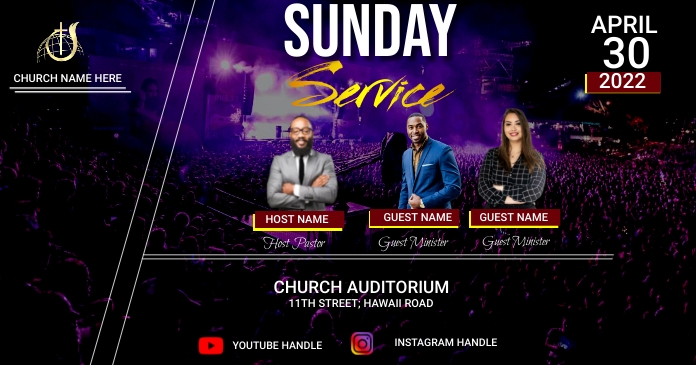 sunday service Template | PosterMyWall