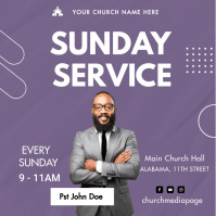 Sunday Service Template | PosterMyWall