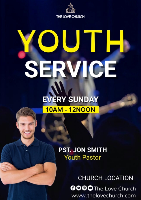 Sunday service Template | PosterMyWall