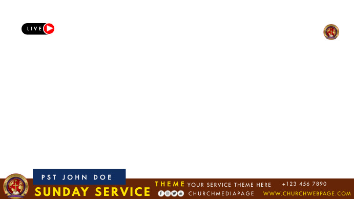 Sunday Service Template | PosterMyWall