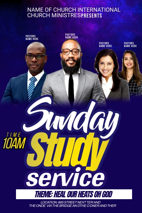 sunday service Template | PosterMyWall