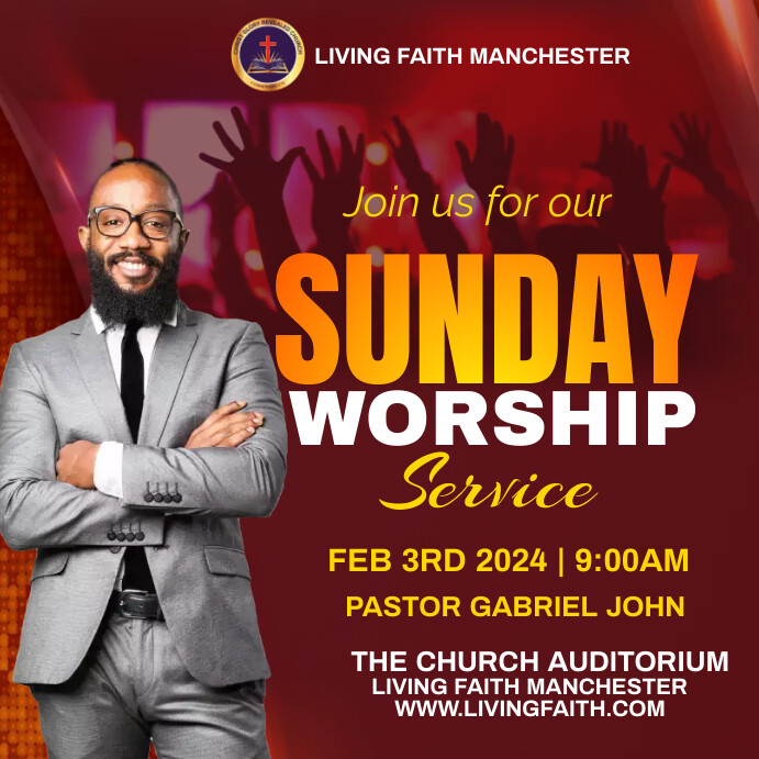 sunday service Template | PosterMyWall