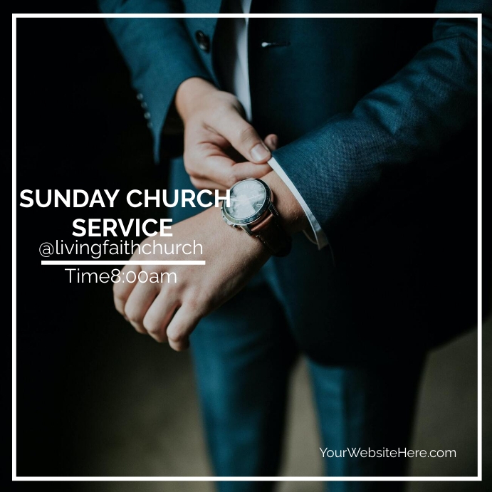 sunday service Template | PosterMyWall