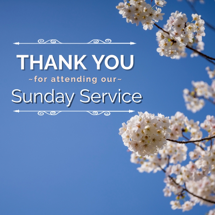 Copy of sunday service | PosterMyWall