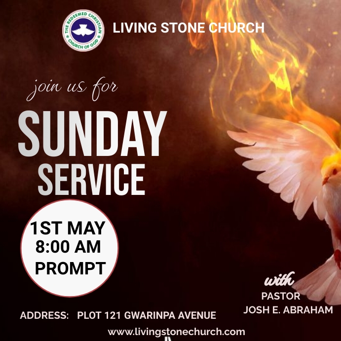 SUNDAY SERVICE Template | PosterMyWall