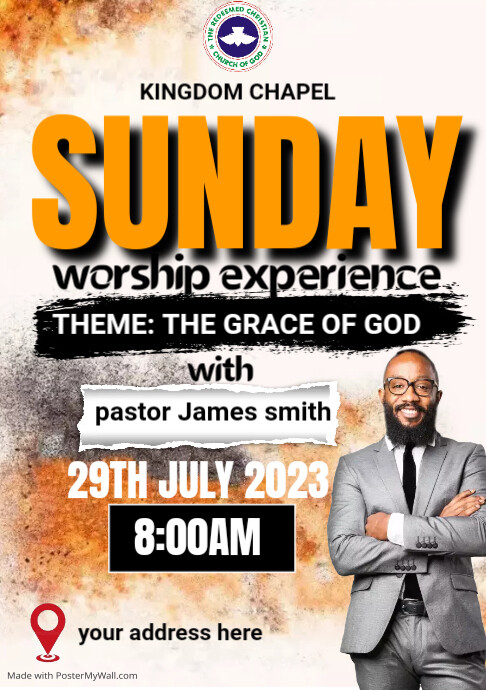 Sunday service Template | PosterMyWall