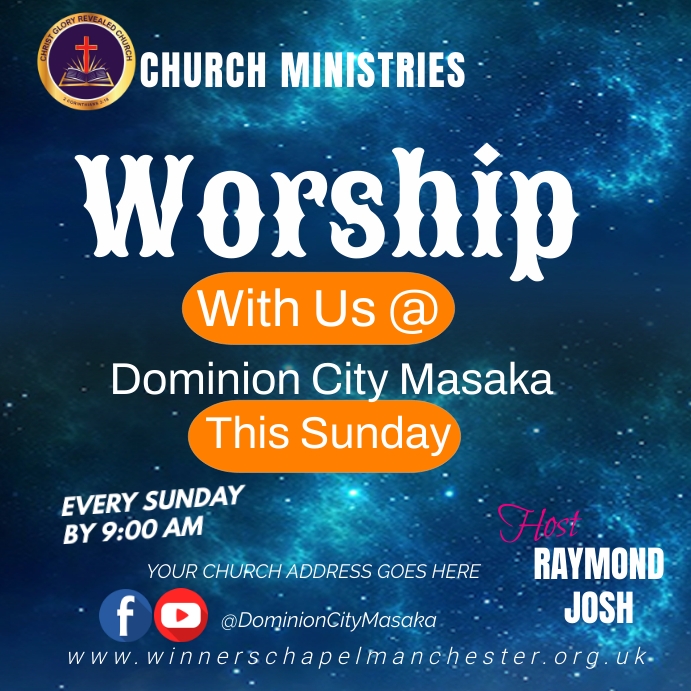 Plantilla de SUNDAY SERVICE | PosterMyWall