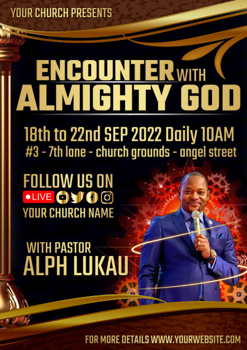 Sunday service Template | PosterMyWall