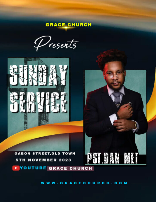Copy of SUNDAY SERVICE | PosterMyWall